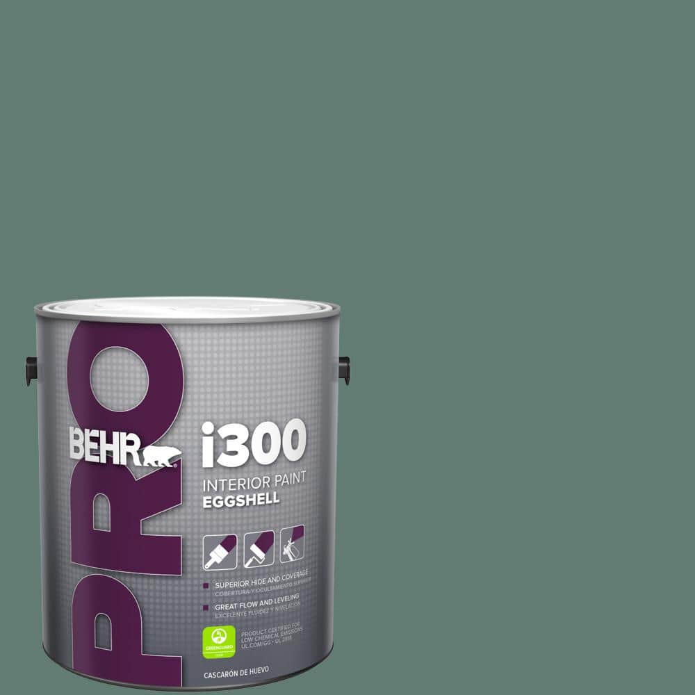 BEHR PRO 1 gal. #S430-6 Forest Edge Eggshell Interior Paint PR33301 ...