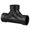 Charlotte Pipe 3 in. ABS DWV Hub x Hub x Hub 2-Way Cleanout ...