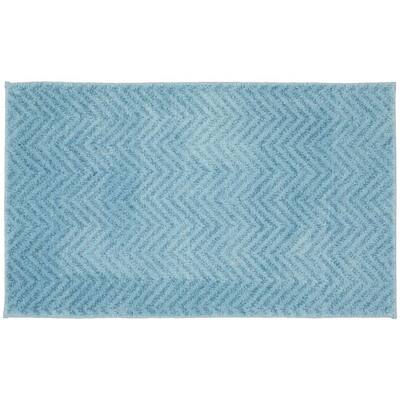 Garland Rug Palazzo Indigo 2-Piece Washable Bathroom Rug Set ...