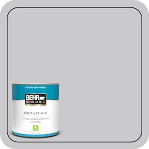 BEHR PREMIUM PLUS 5 gal. #ECC-62-1 Urban Gray Semi-Gloss Enamel Low ...