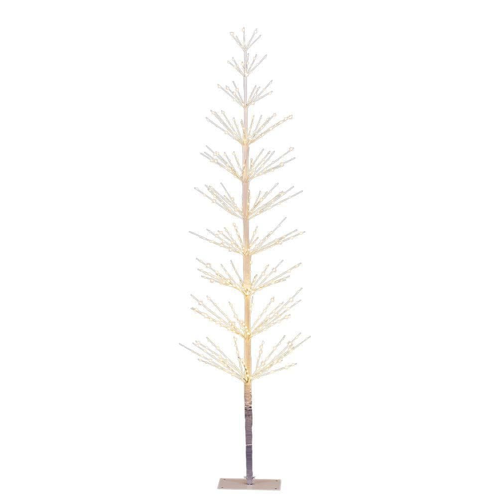 Lightshare 6 ft. 325L Lighted Starlit Tree with Fairy Lights Warm White ...