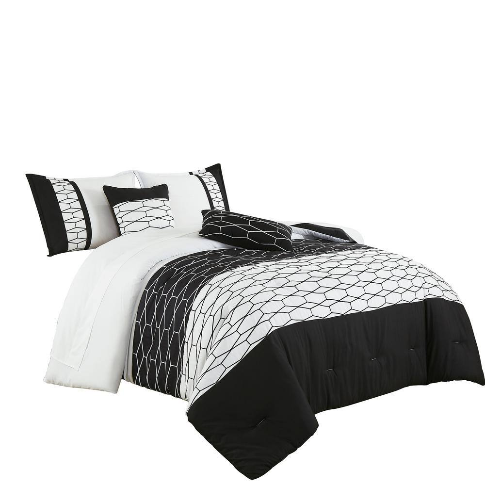 Shatex 9 Piece All Season Bedding Queen size Comforter Set, Ultra Soft ...