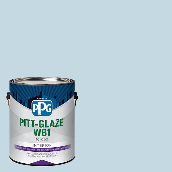 Pitt-Glaze 1 gal. PPG1157-2 Blue Pearl Eggshell Interior Paint ...