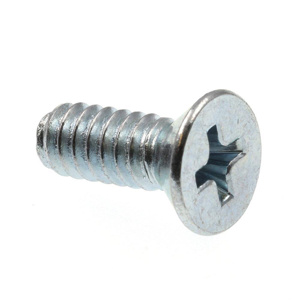 Prime-Line #10-24 x 1/2 in. Zinc Plated Steel Phillips Drive Flat Head ...