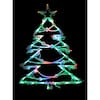 Northlight 18 in. LED Lighted Tree Christmas Window Silhouette ...