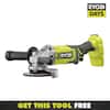 RYOBI ONE+ 18V Cordless 4-1/2 in. Angle Grinder (Tool Only) PCL445B ...