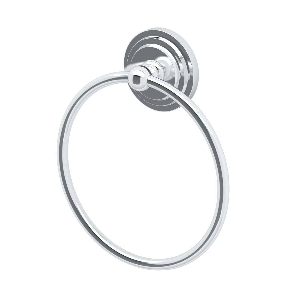 Gatco Marina Collection Towel Ring In Chrome 5231 The Home Depot