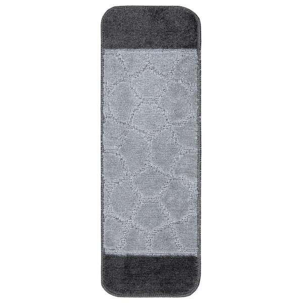 Ottomanson Softy Collection Washable Non-Slip Rubberback Bordered 9 in ...