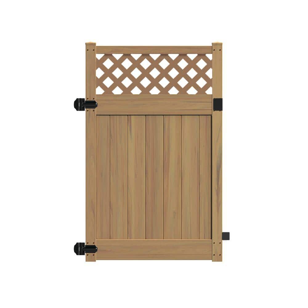 Barrette Outdoor Living Carlsbad 4 ft. W x 6 ft. H Cypress Vinyl Un ...