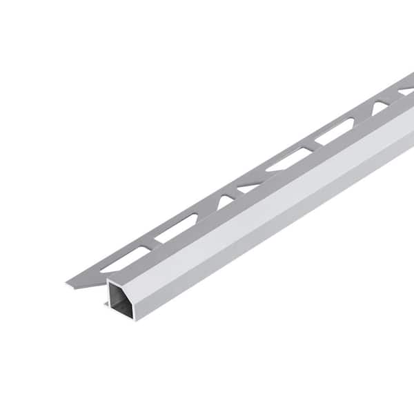 DURAL Durastep DP 11/32 in. Worktop trim Ext Crnr Aluminum Anodized ...