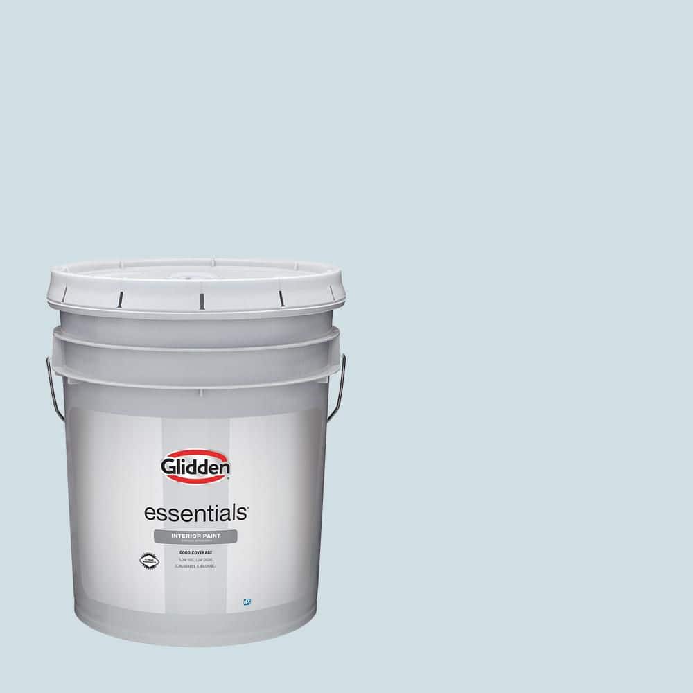 Glidden Essentials 5 gal. PPG1152-2 Breakwater Eggshell Interior Paint ...