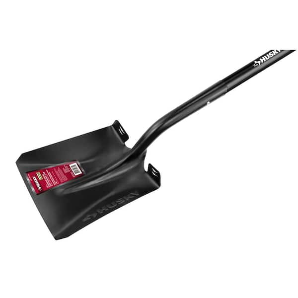 Buy 47 in. L Fiberglass Handle Carbon Steel Transfer Shovel with Grip ...