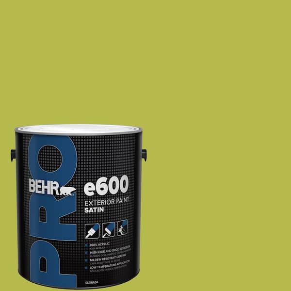 BEHR PRO 1 gal. #400B-6 Japanese Fern Satin Exterior Paint PR64301 ...