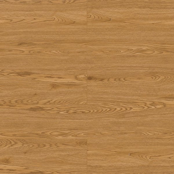 DOTFLOOR Take Home Sample-Sunny Oak Ginger 5. 5mm 7.17 in. W x 48 in. L ...