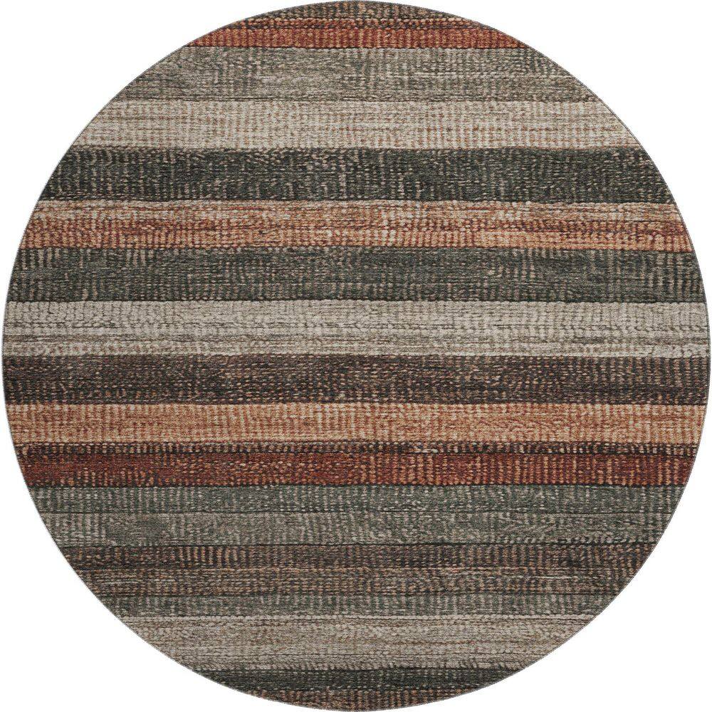 Addison Rugs Mayfield Premium Machine Washable Abstract AMF1865 Paprika ...