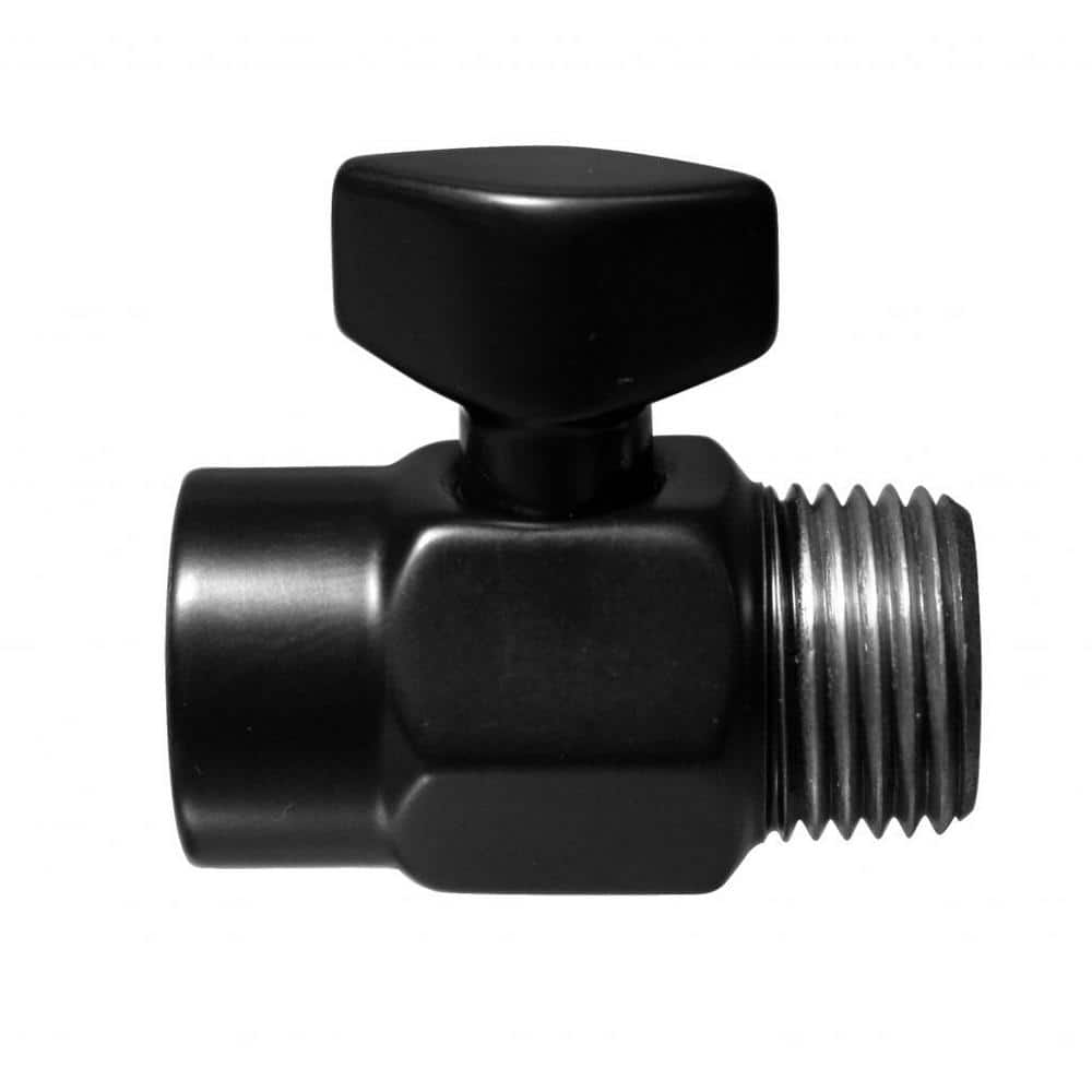 Westbrass 1/2 in. IPS Shower Volume Control Valve in Matte Black D309 ...