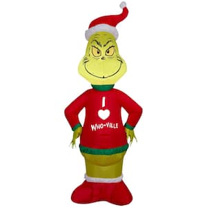 Disney 4 ft. Tall x 1.8 ft. Wide Christmas Inflatable Airblown Goofy in ...