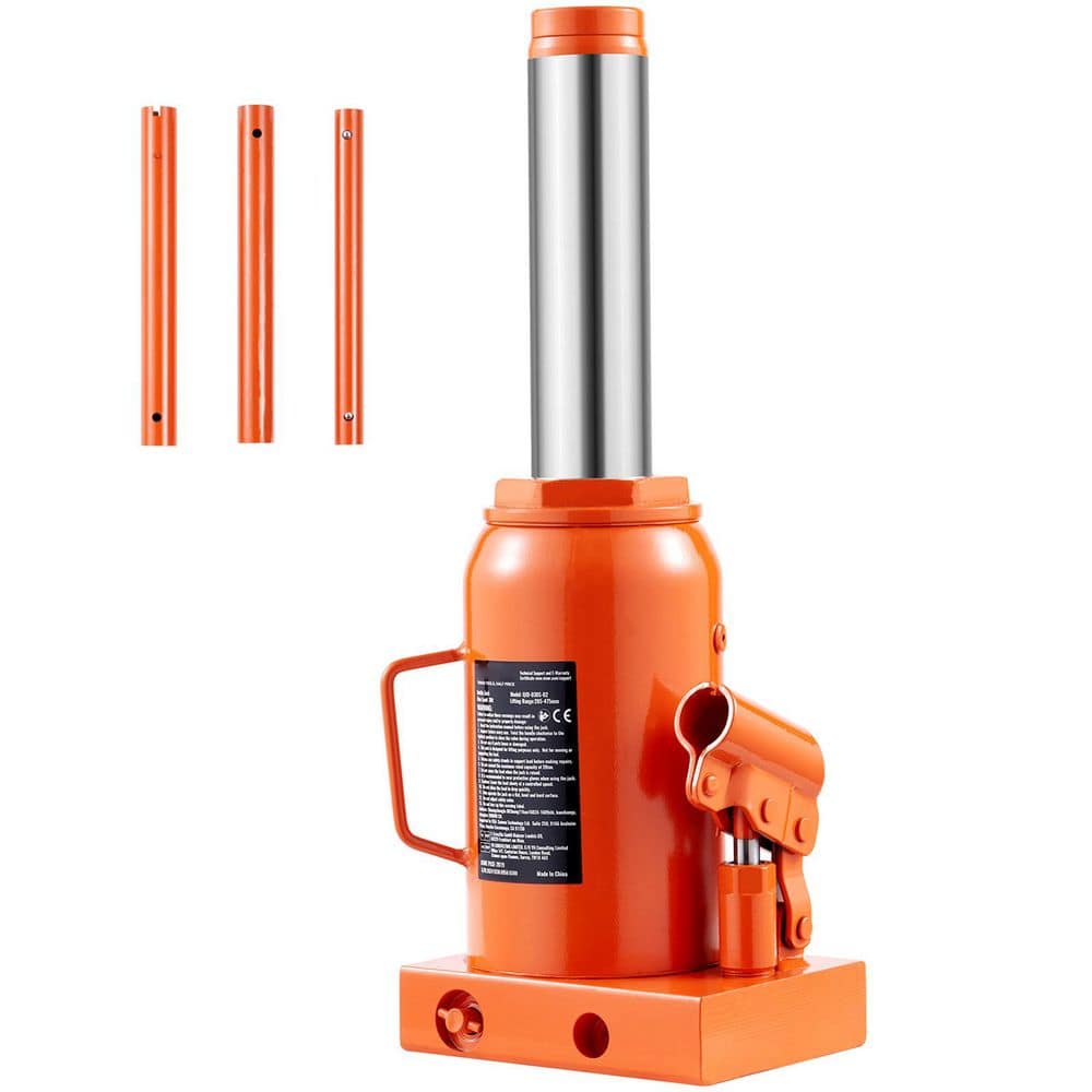 SKYSHALO Hydraulic Bottle Jack, 30 Ton/66138 lbs. Welded Bottle Jack ...