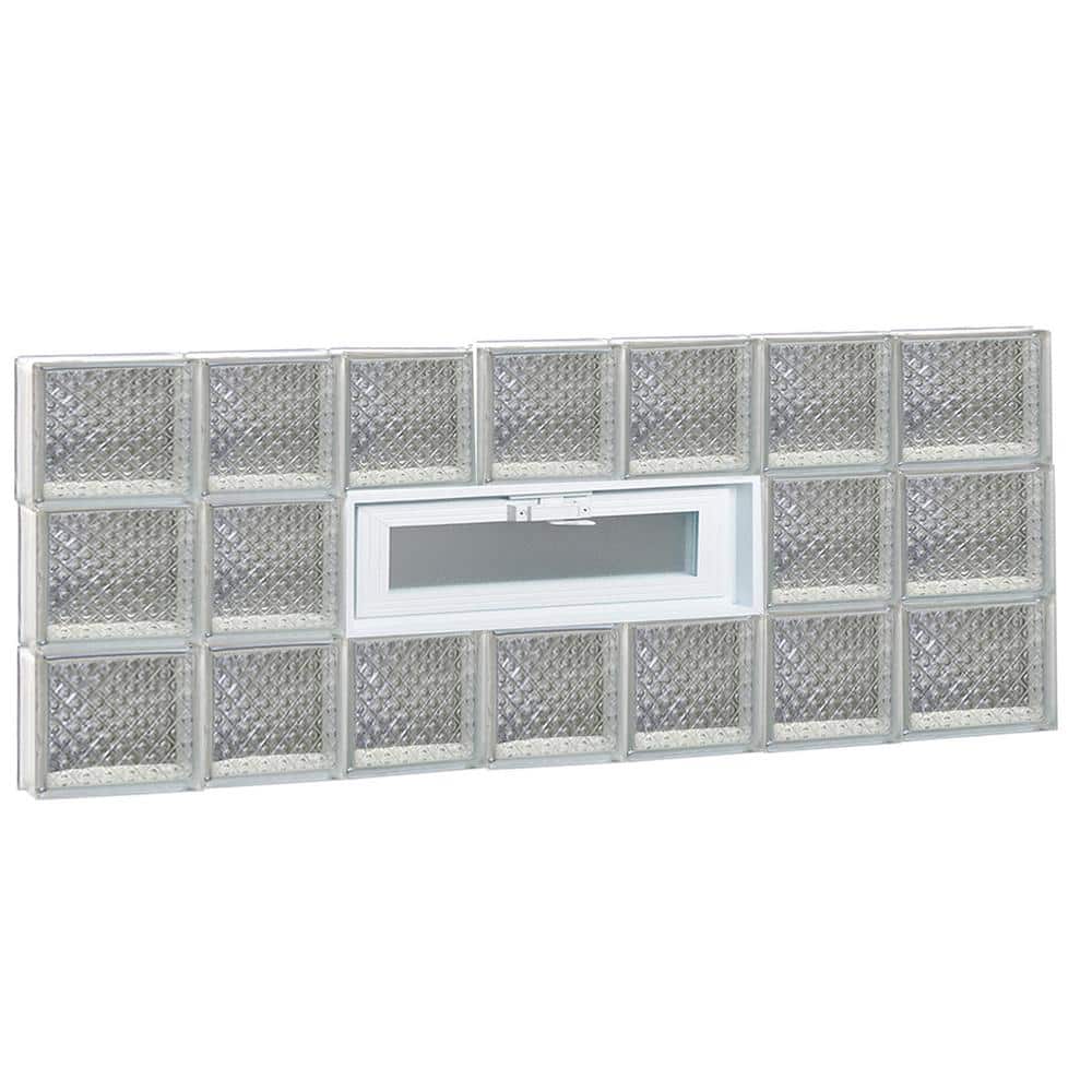 Clearly Secure 44.25 in. x 17.25 in. x 3.125 in. Frameless Diamond ...