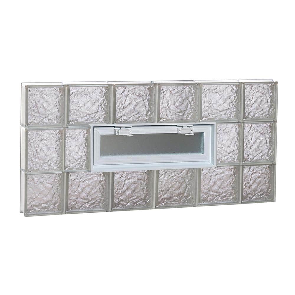 Clearly Secure 42.5 in. x 21.25 in. x 3.125 in. Frameless Vented Ice ...