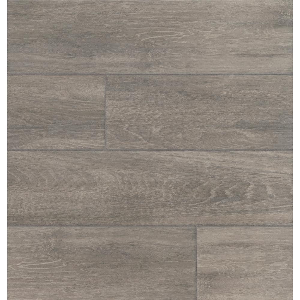 MSI Mainstreet Grey 6 in. x 24 in. Matte Ceramic Floor and Wall Tile (1 ...