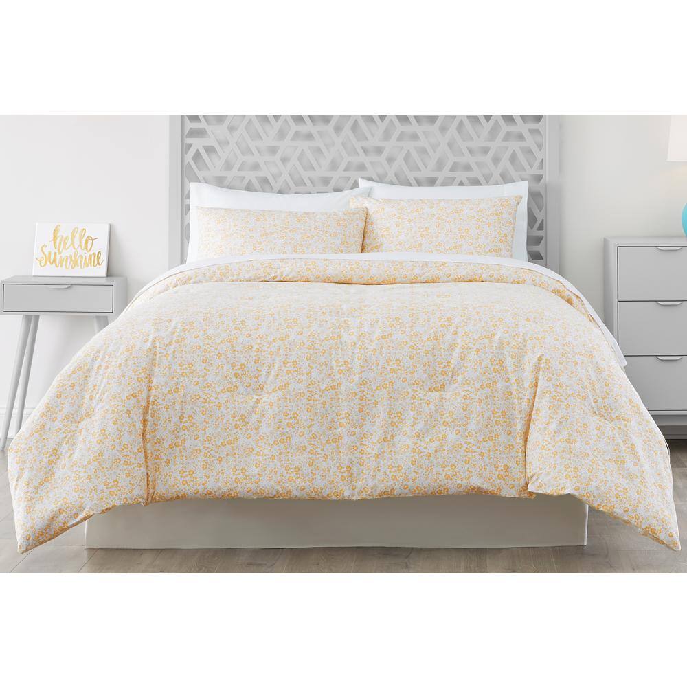 StyleWell Maisie 3-Piece Sunrise Floral King Comforter Set 2017PD-P-174 ...