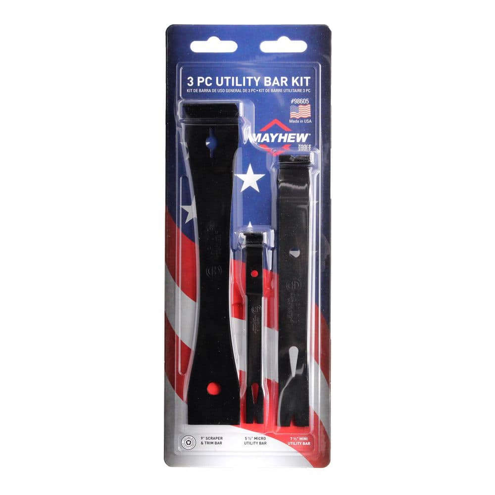 Mayhew 3-Piece Utility Bar Kit 98605 - The Home Depot