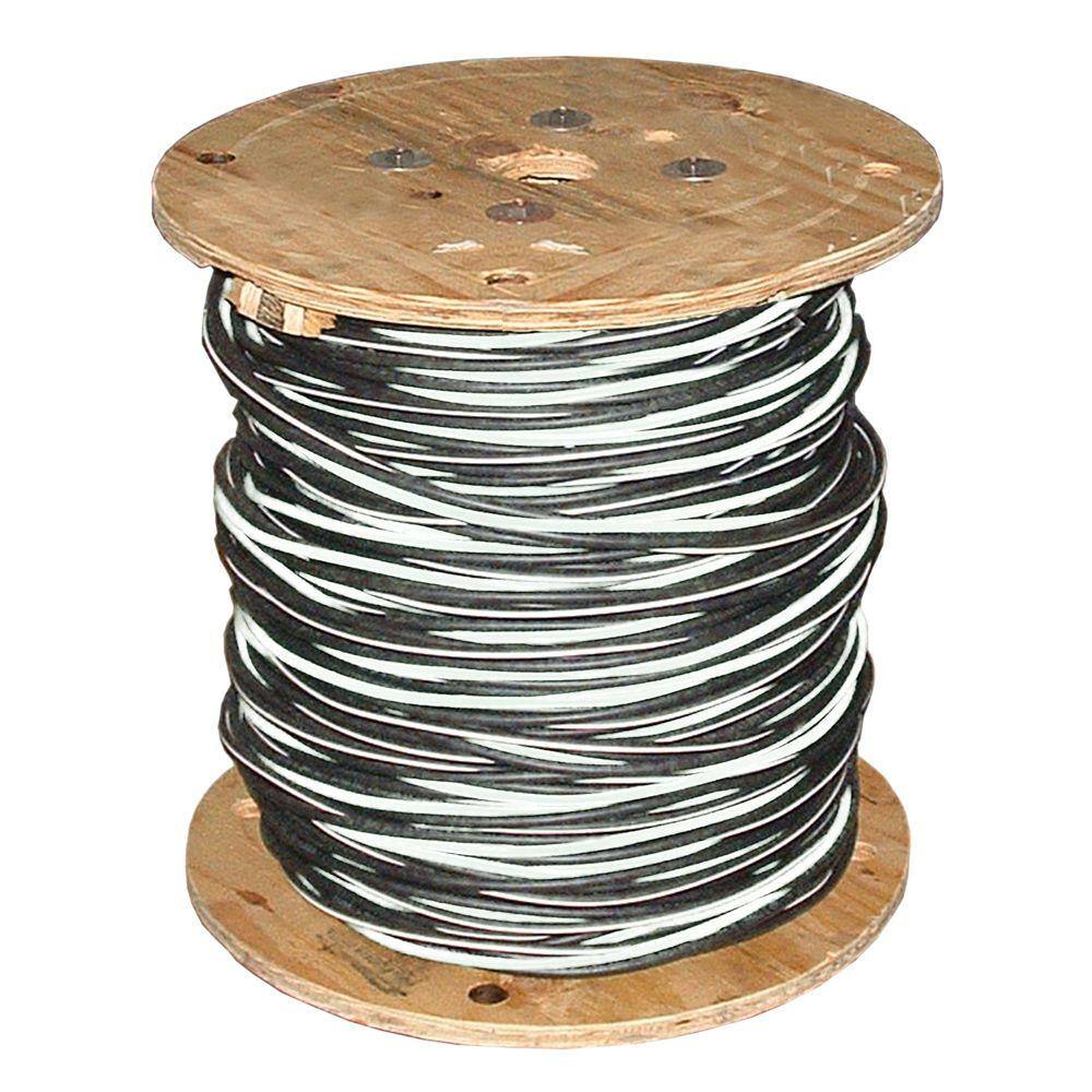 Southwire 500 ft. 4/0-4/0-2/0 Black Stranded AL Sweetbriar URD Cable w ...