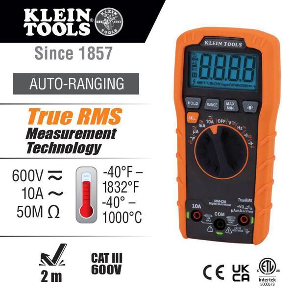 Klein Tools - Multimeter - The Home Depot