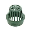 NDS 4 in. Plastic Round Atrium Drainage Grate in Green 75 - The Home Depot