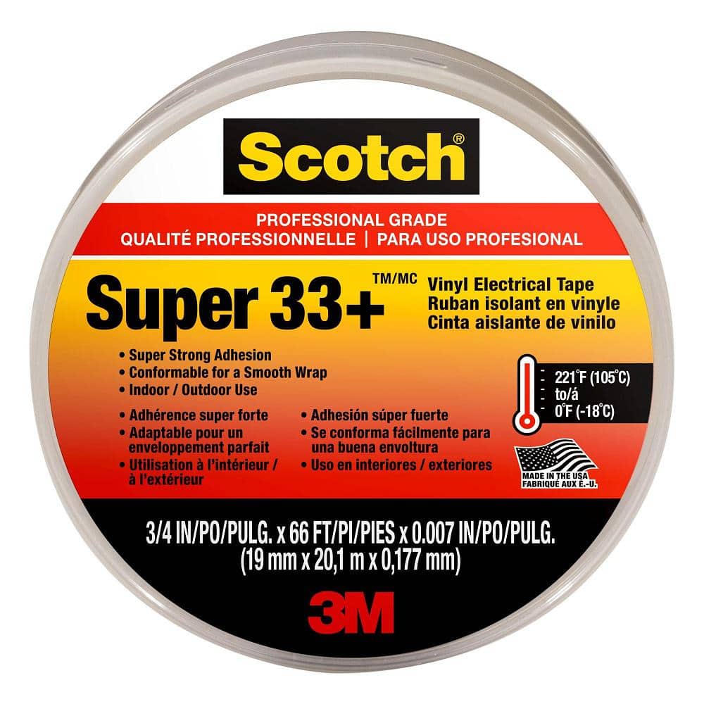 Reviews for Scotch Scotch Super 33+ 3/4 in. x 66 ft. Electrical Tape ...