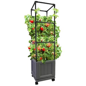CITY PICKERS 20 in. x 24 in. Charcoal Resin Indoor/Outdoor City Picker ...
