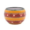 Ravenna Pottery Talavera 9 in. Orange Baul Ceramic Planter AWT-508S-B ...