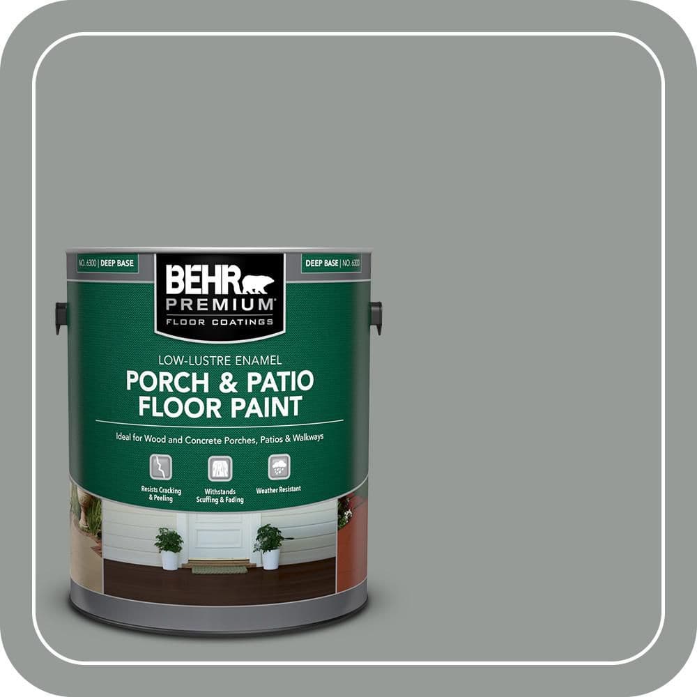 BEHR PREMIUM 1 gal. #BXC-66 Dusk Blue Low-Lustre Enamel Interior ...