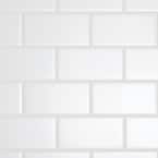 Daltile Restore Bright White 3 in. x 6 in. Ceramic Modular Wall Tile ...