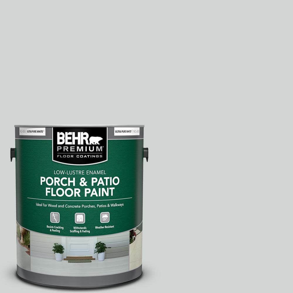 BEHR PREMIUM 1 gal. #N450-1 Evaporation Low-Lustre Enamel Interior ...