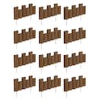 Greenes Fence 18 in. L x 1.5 in. W Half Log Edging (12-Pack) RC32B-12PK ...