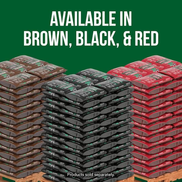 Earthgro Black Mulch Pallet 120 cu. ft. Bulk Shredded Wood Mulch for ...
