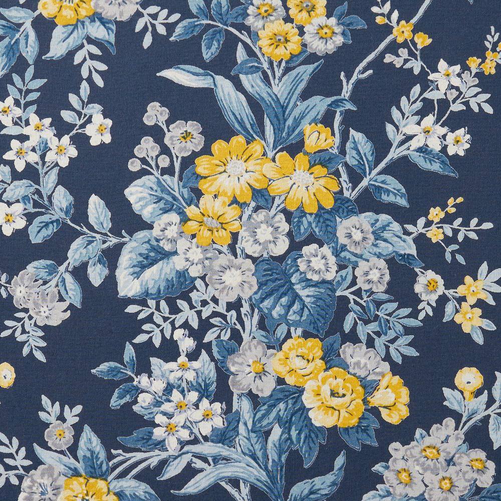 The Company Store Palmeros 70 in. x 108 in. Navy Tablecloth 95063A ...