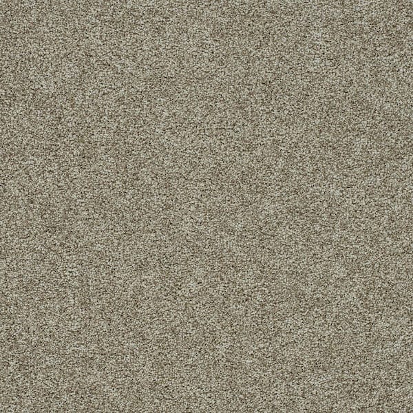 Lifeproof Dewdrop III-Gentle Beige-90 oz. SD Polyester Texture Carpet ...