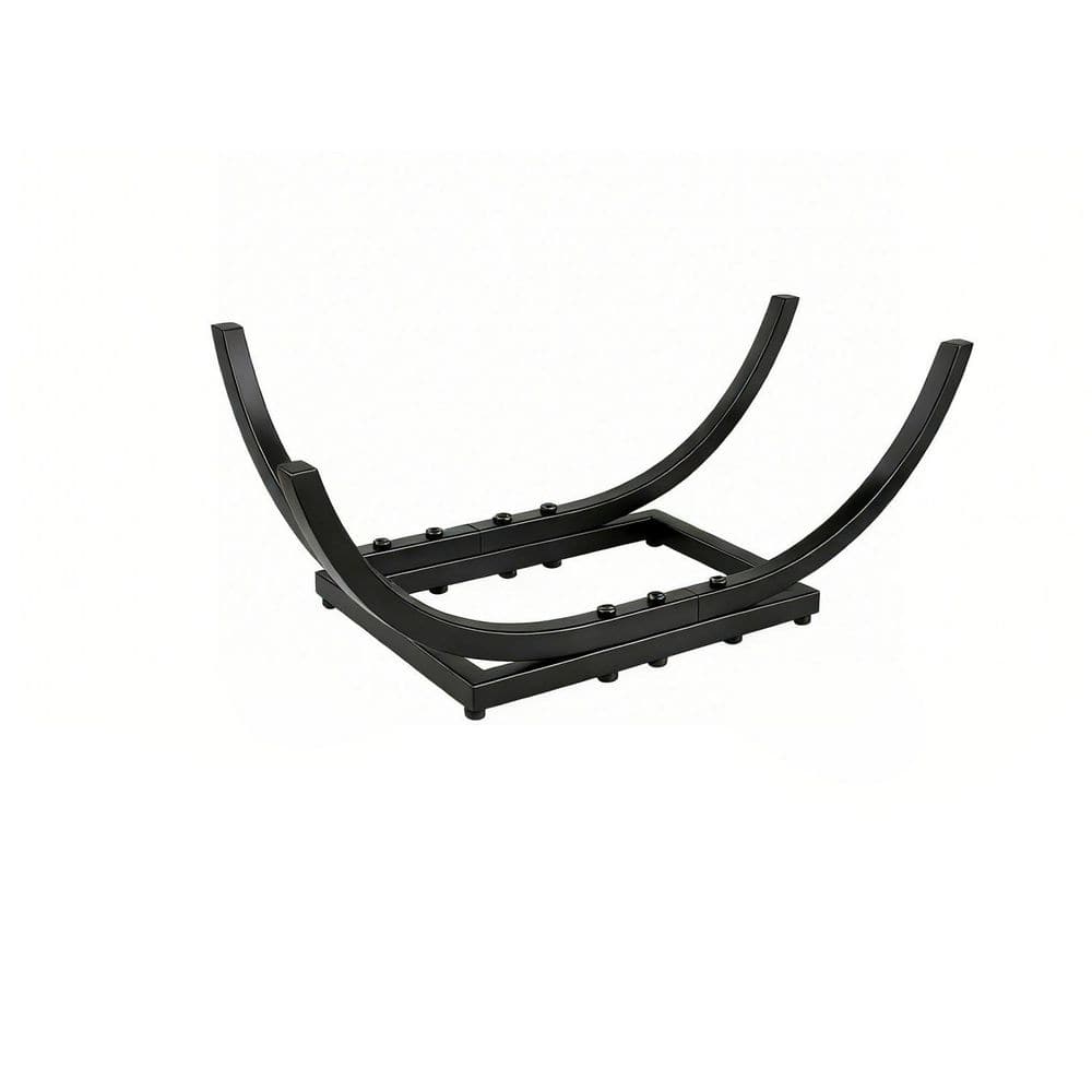 30 in. Curved Heavy Duty Outdoor Firewood Rack HPB712P13H - The Home Depot