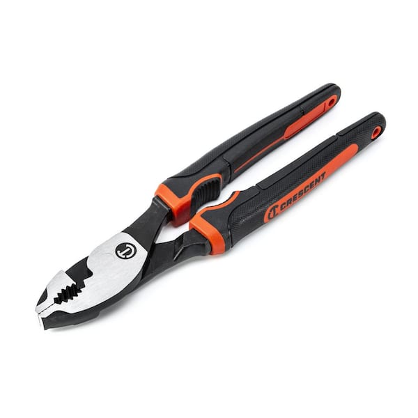 Crescent Z2 8 in. Slip Joint Pliers with Dual Material Grips HTZ28CG ...
