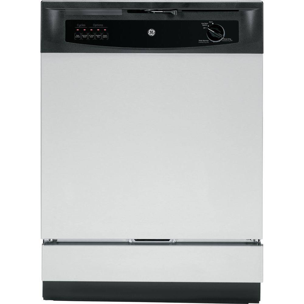 GE Built-In Front Control Dishwasher in Stainless Steel GSD3360VSS ...