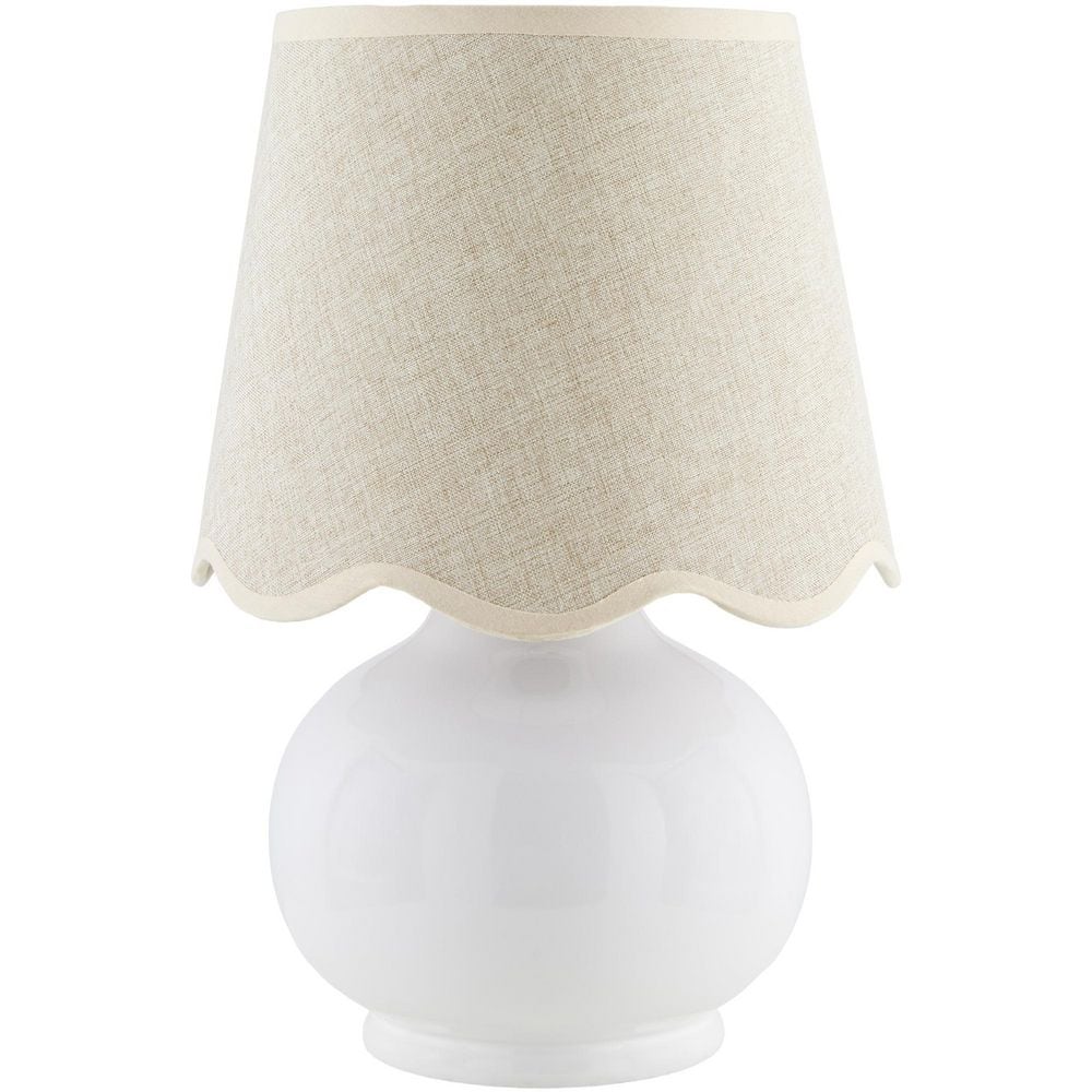 Livabliss Stella Diminuta White/Beige Cottage 13.8 in. Indoor Accent Table Lamp STD-047 - The ...