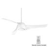 MINKA-AIRE Artemis 58 in. Integrated LED Indoor White Ceiling Fan with ...