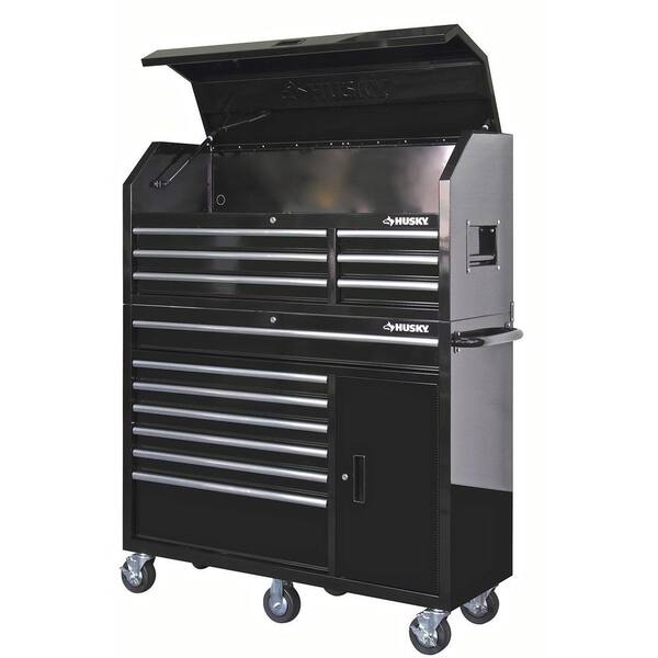 Husky 52 inch tool chest 18 drawer store