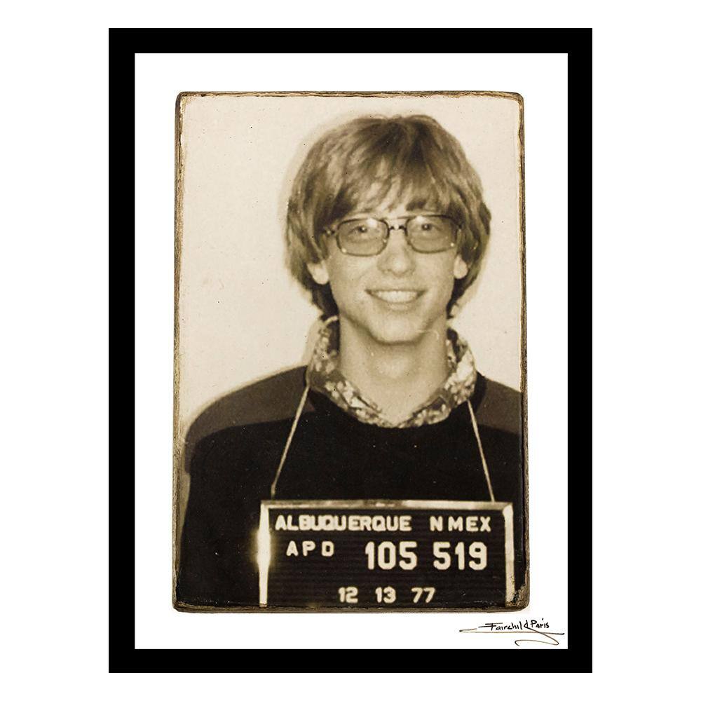 VENICE BEACH Collections Bill Gates 1977 Mugshot by Unknown 1-Piece ...