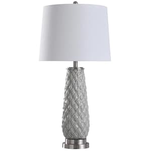 StyleCraft Galey 30 in. Dark Gray Table Lamp L318124DS - The Home Depot