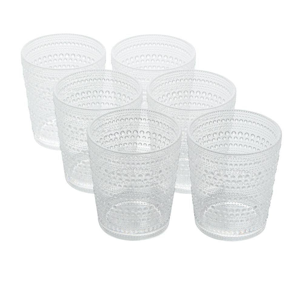 Certified International Santa Fe 16 oz. Clear Acrylic DOF Glass (Set of ...