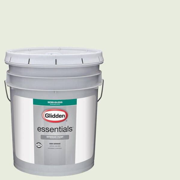 Glidden Essentials 5 gal. #HDGG43D Forest Light Semi-Gloss Interior ...